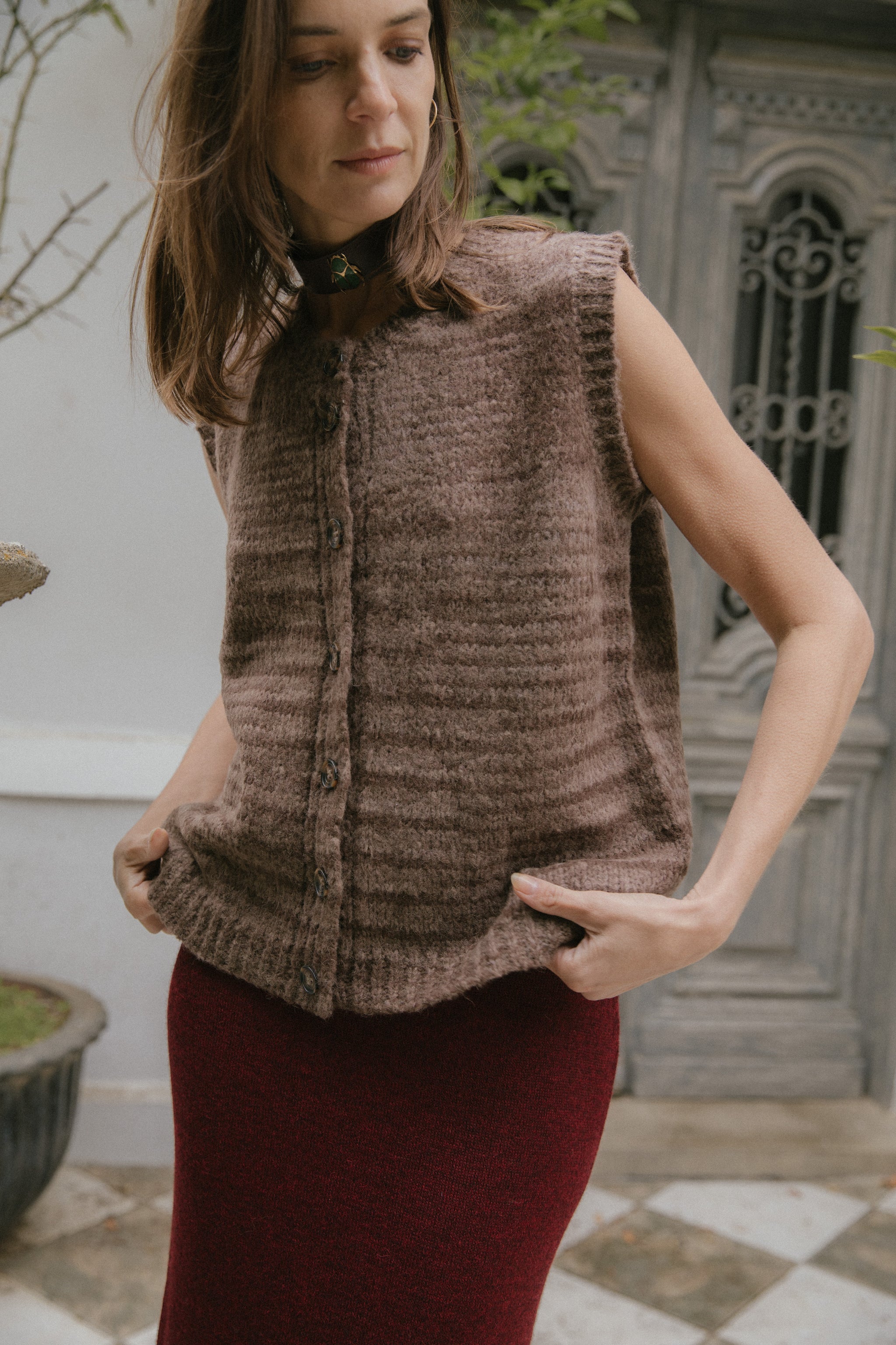 Mini Tejido Dolly II · Tierra
